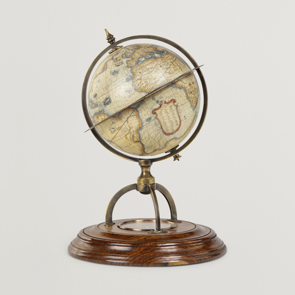 Authentic Models Terrestrial Globe With Compass | Man - CareOfCarl.nl
