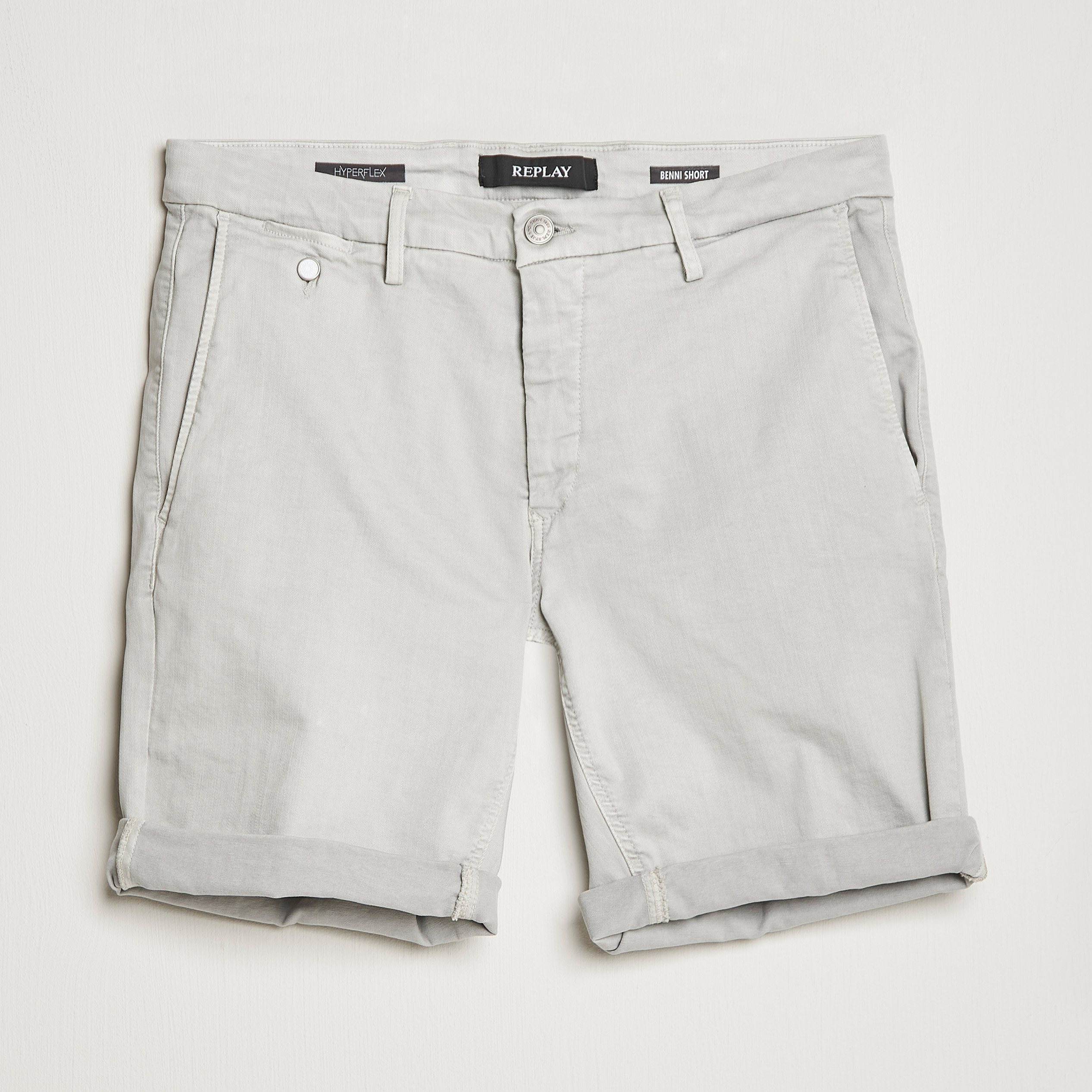 Replay Benni Hyperflex Shorts Chaulk Grey - Acheter Replay CareOfCarl.fr.