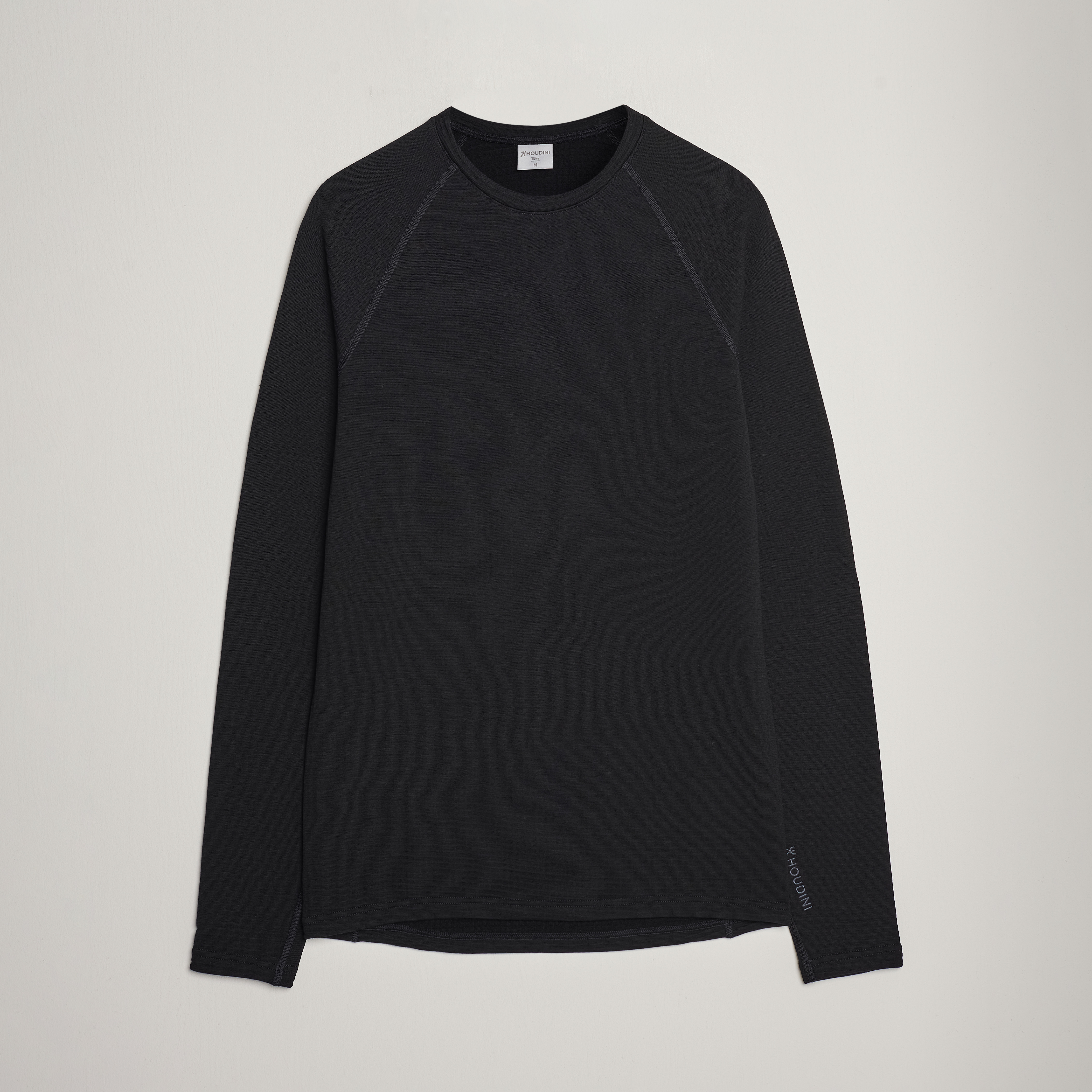 Houdini Desoli Merino Thermal Crew True Black - Acheter Houdini CareOfCarl.