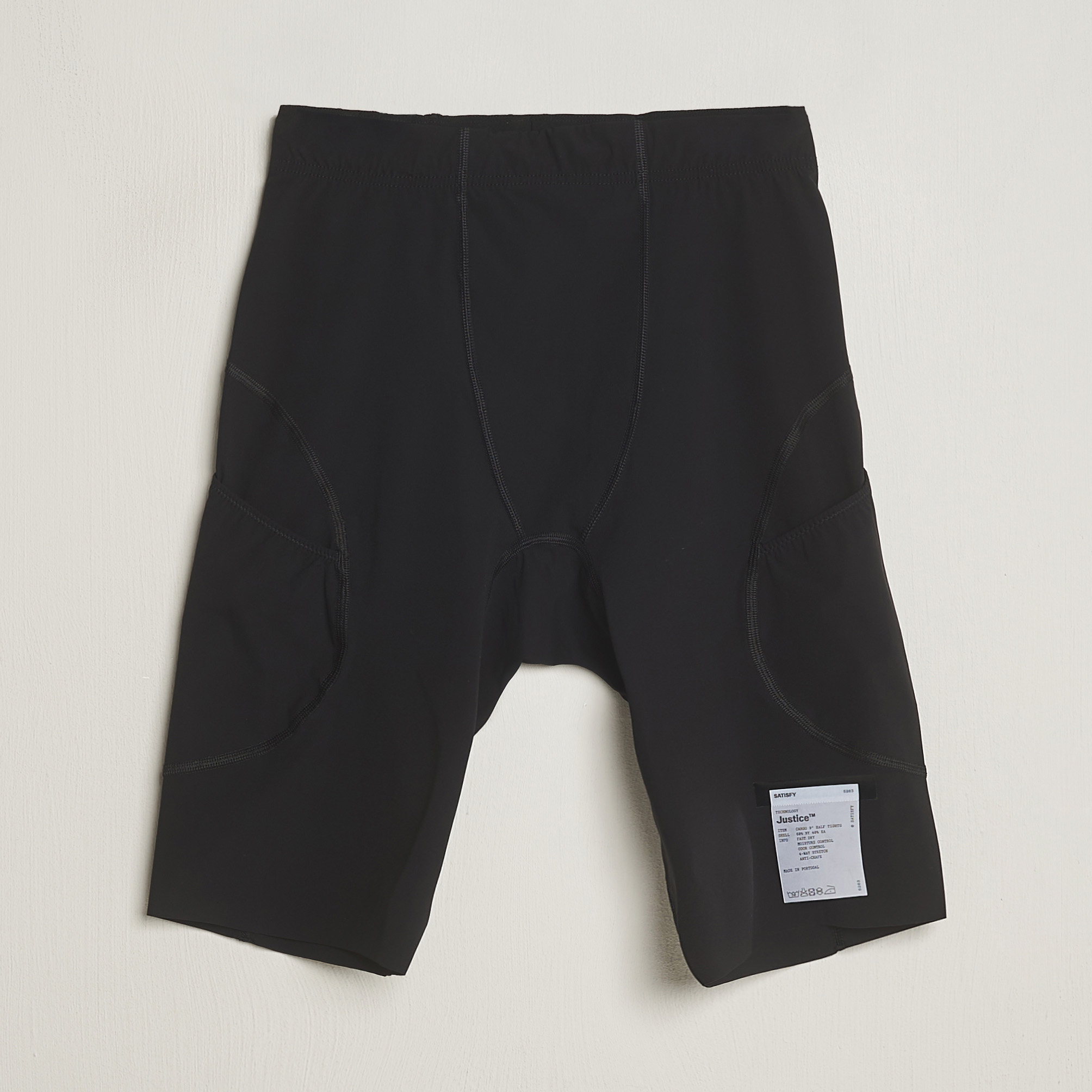 Satisfy Justice Cargo 9 Inch Half Tights Black - Acheter Satisfy CareOfCarl