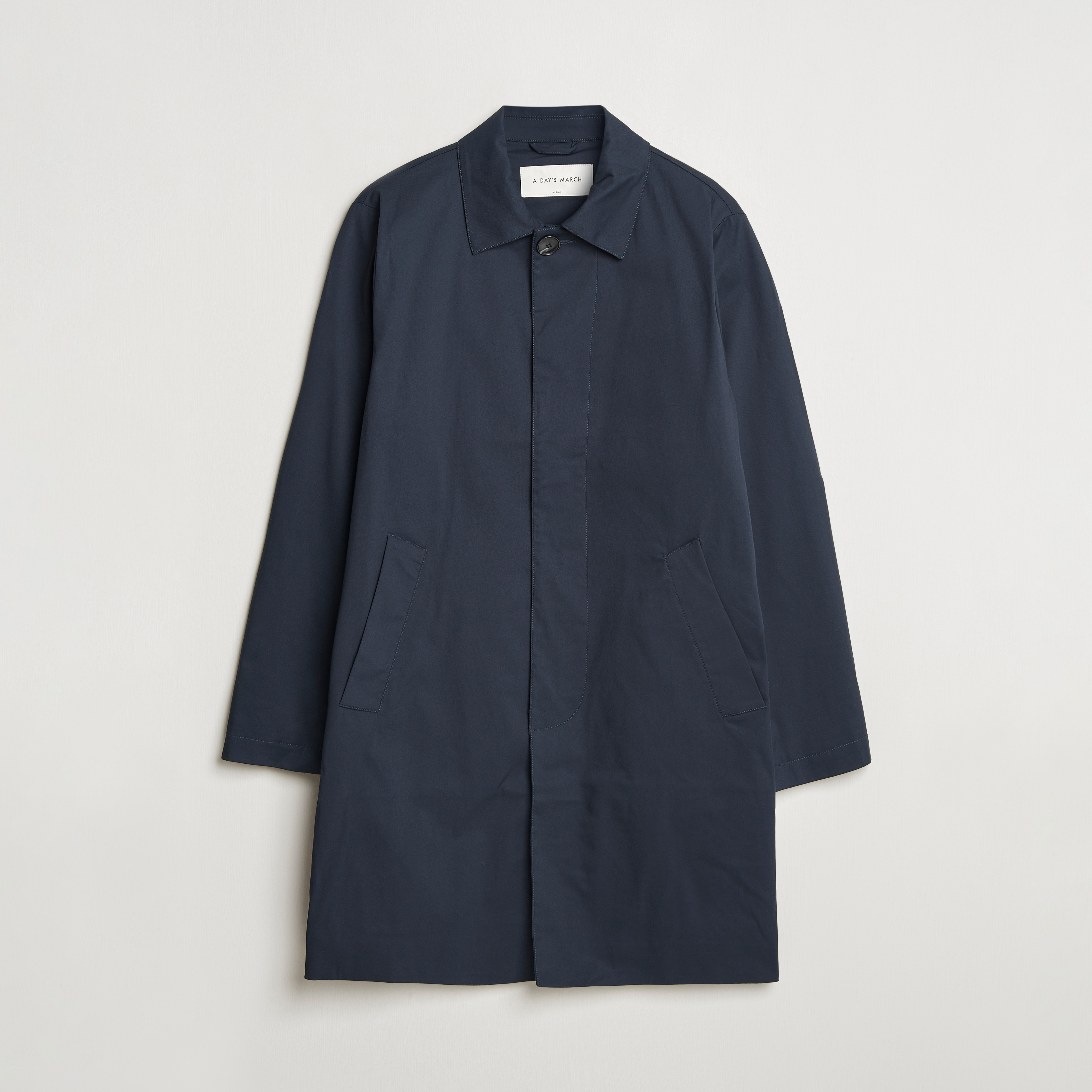 A Day's March Duster Car Coat Navy - Acheter A Day's March CareOfCarl.fr.