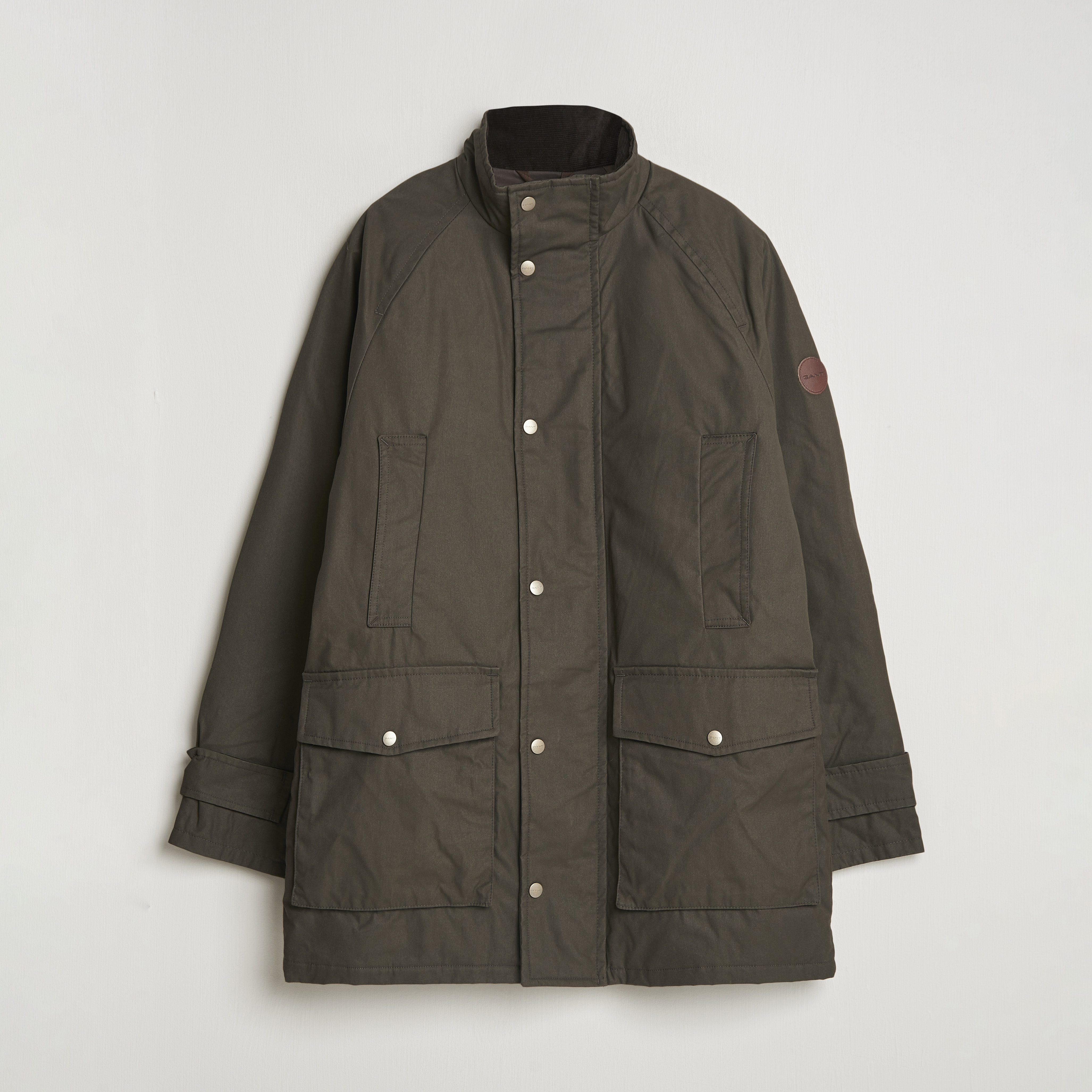 GANT Double Decker Jacket Dark Sage - Acheter Gant CareOfCarl.fr.