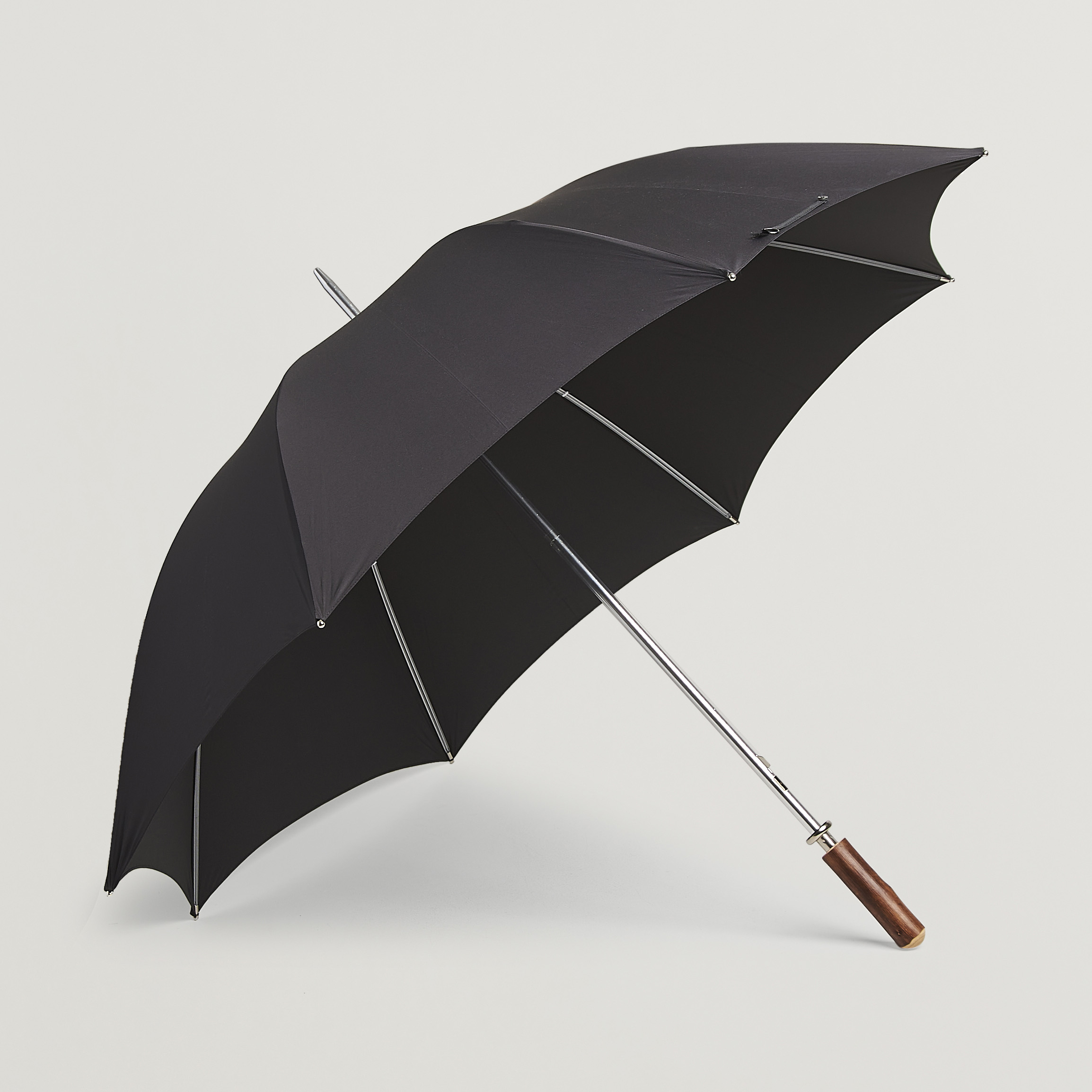 Fox Umbrellas Chestnut Straight Umbrella Black - Acheter Fox Umbrellas Care