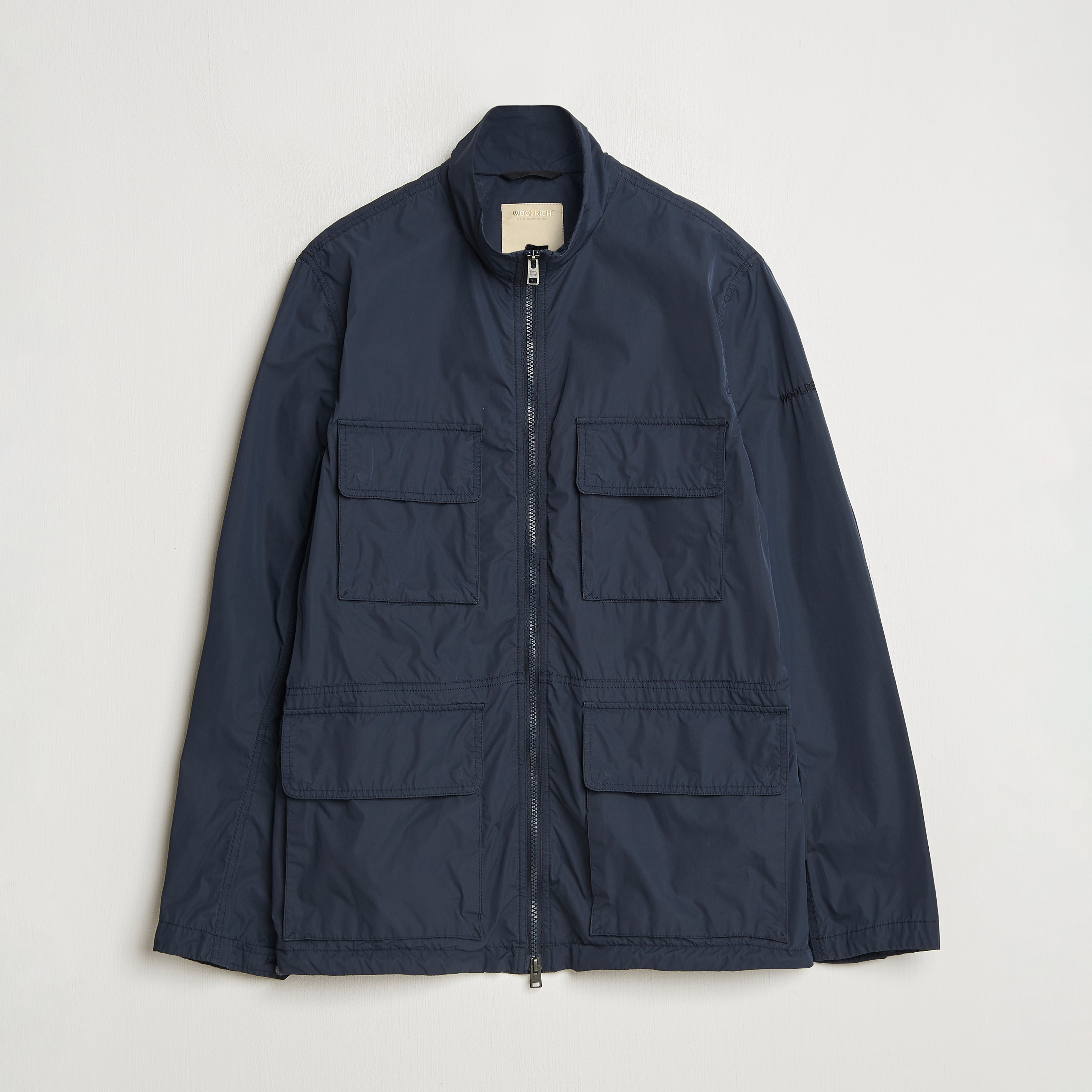 Woolrich Urban Field Jacket Melton Blue - Acheter Woolrich CareOfCarl.fr.