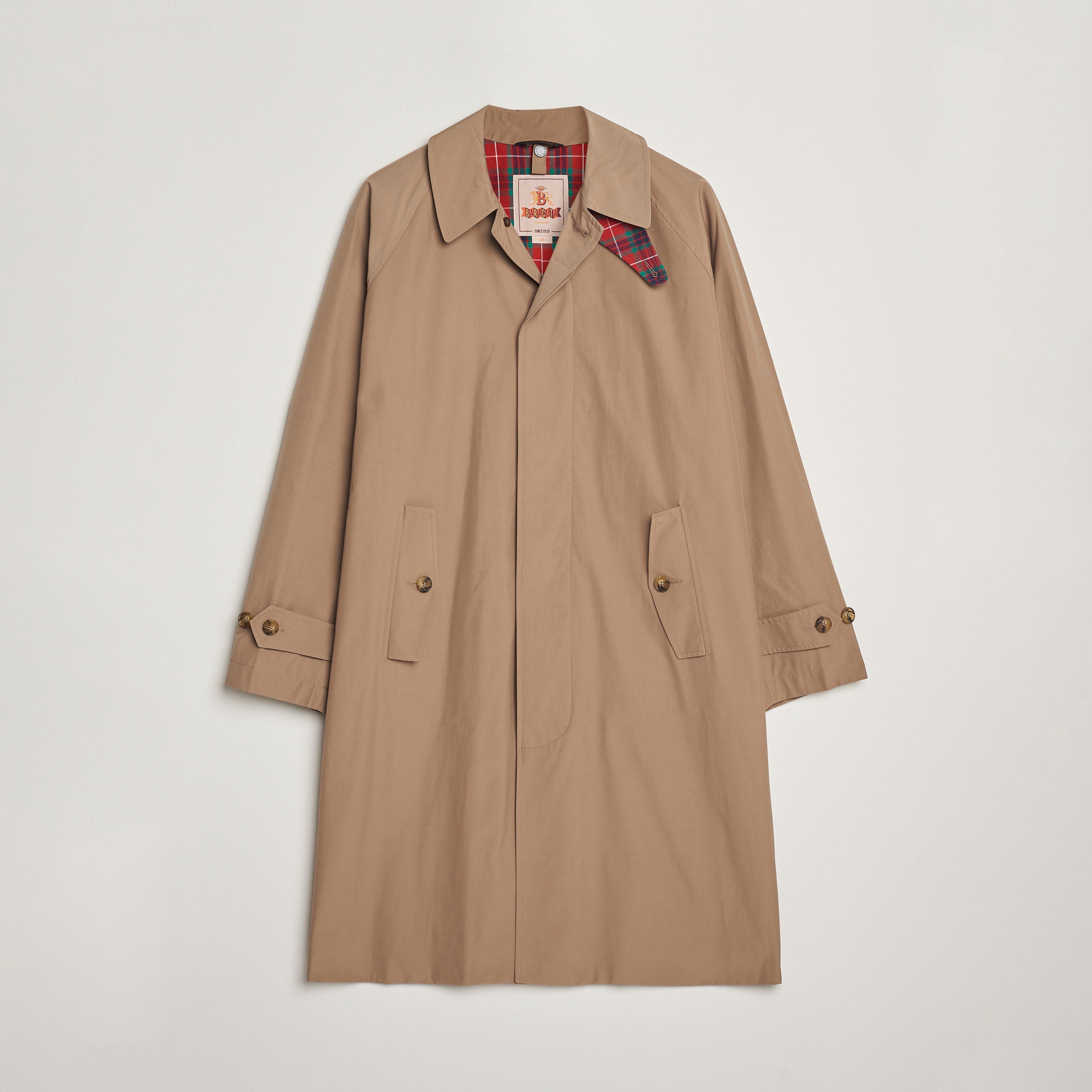 Baracuta G12 Original Cloth Coat Tan - Acheter Baracuta CareOfCarl.fr.