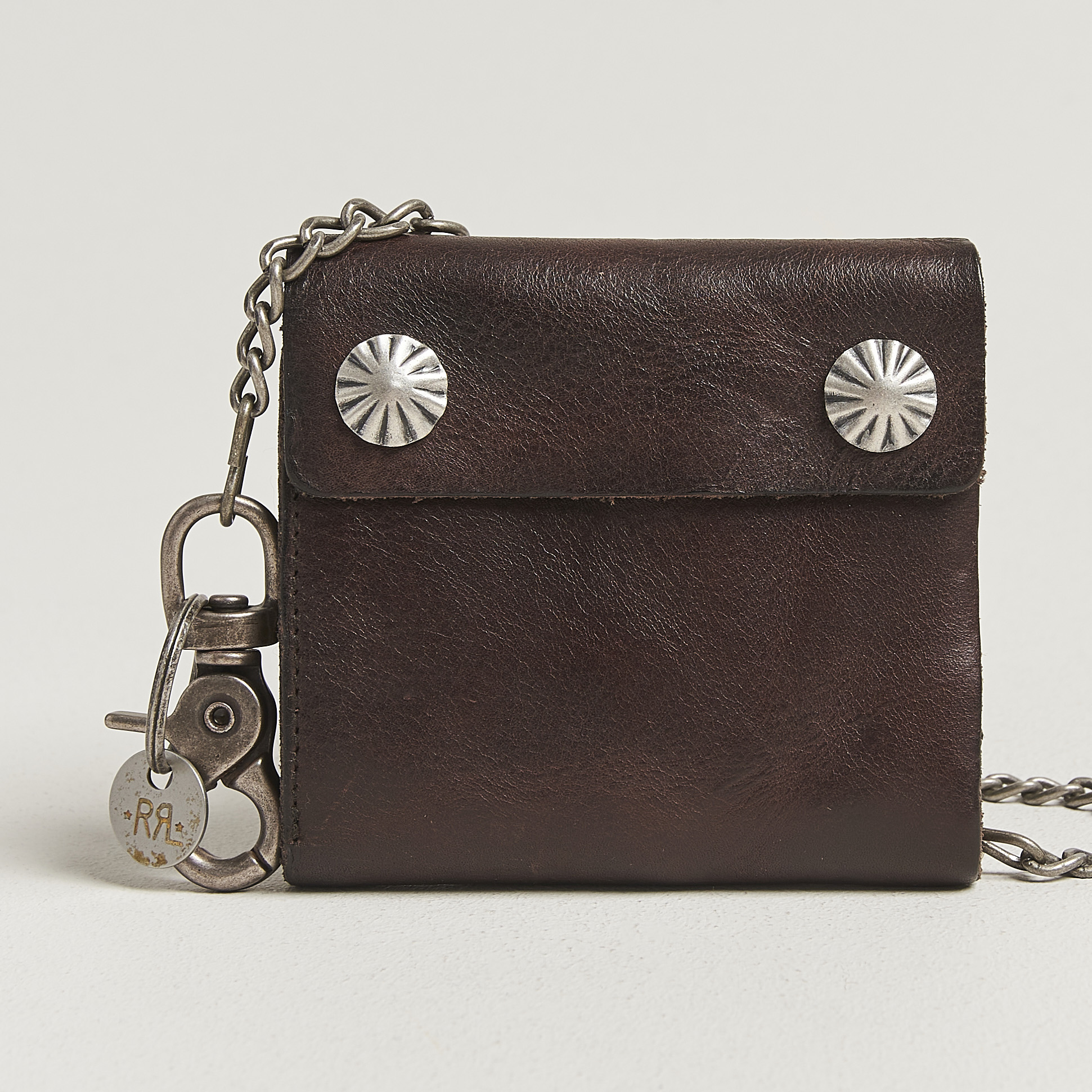 RRL Concha Ryder Wallet Dark Brown - Acheter RRL CareOfCarl.fr.